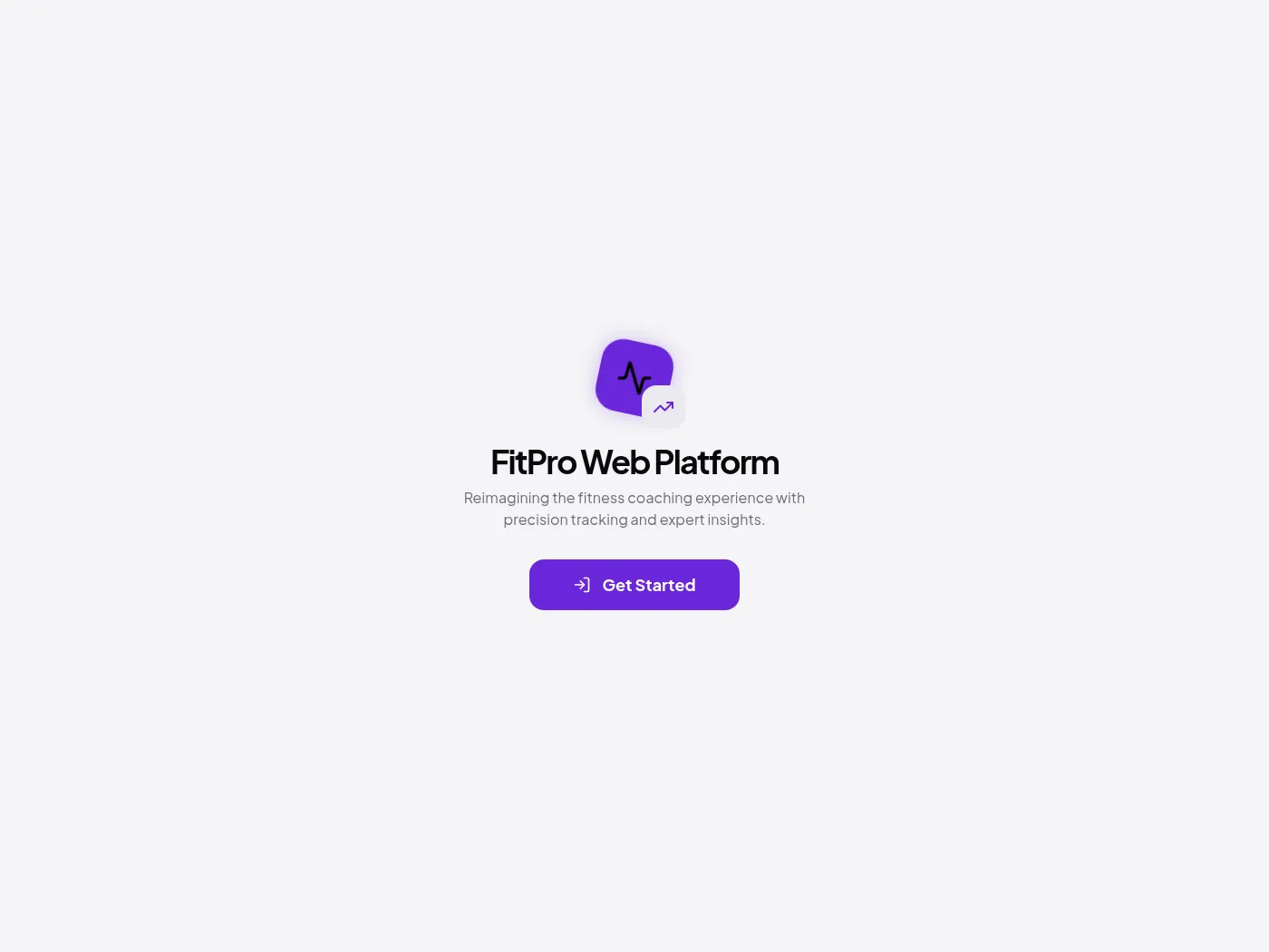 FitPro Web Platform