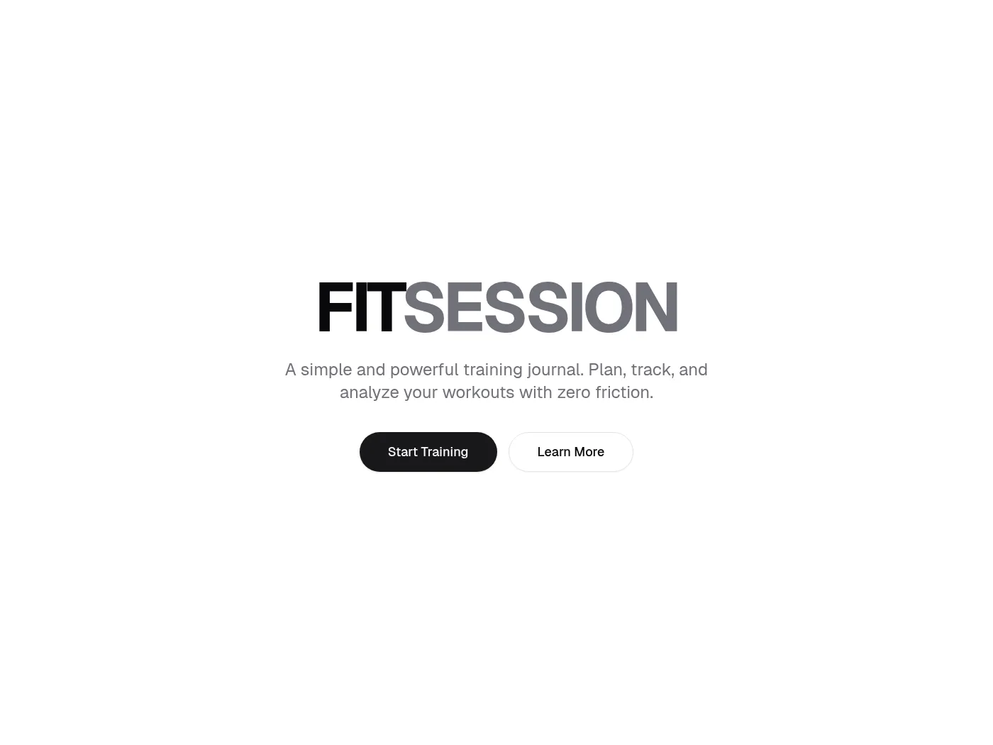 Fitsession Clone