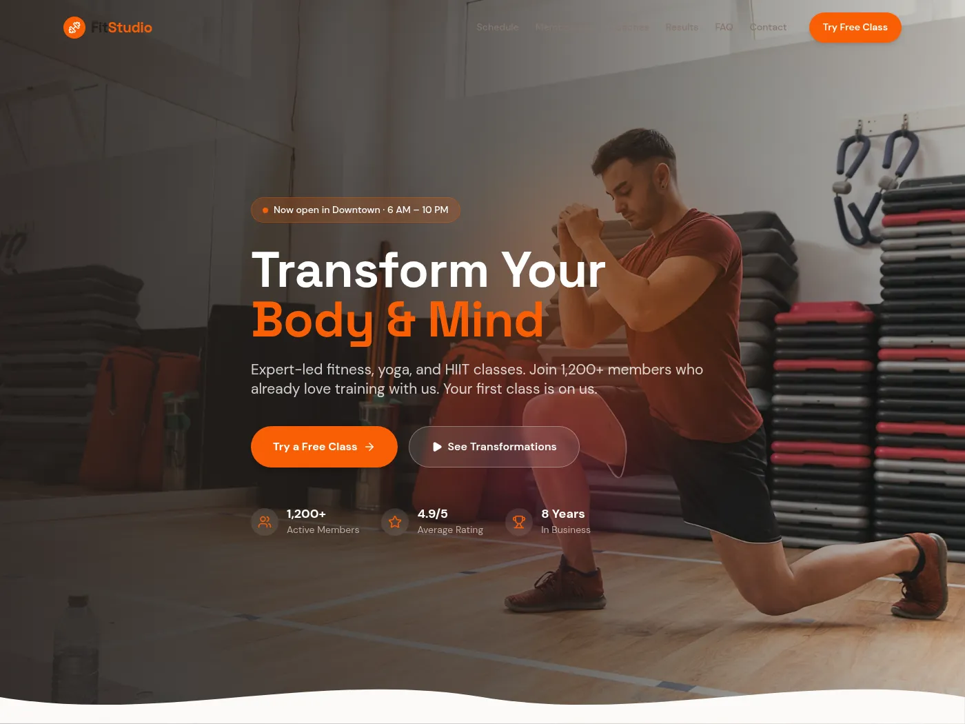 FitStudio Showcase