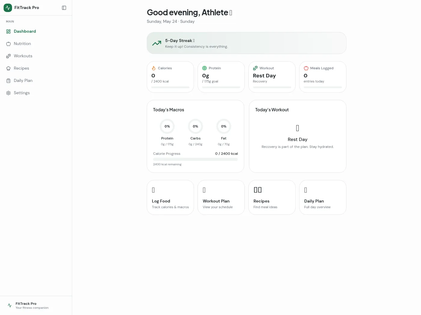 FitTrack Pro