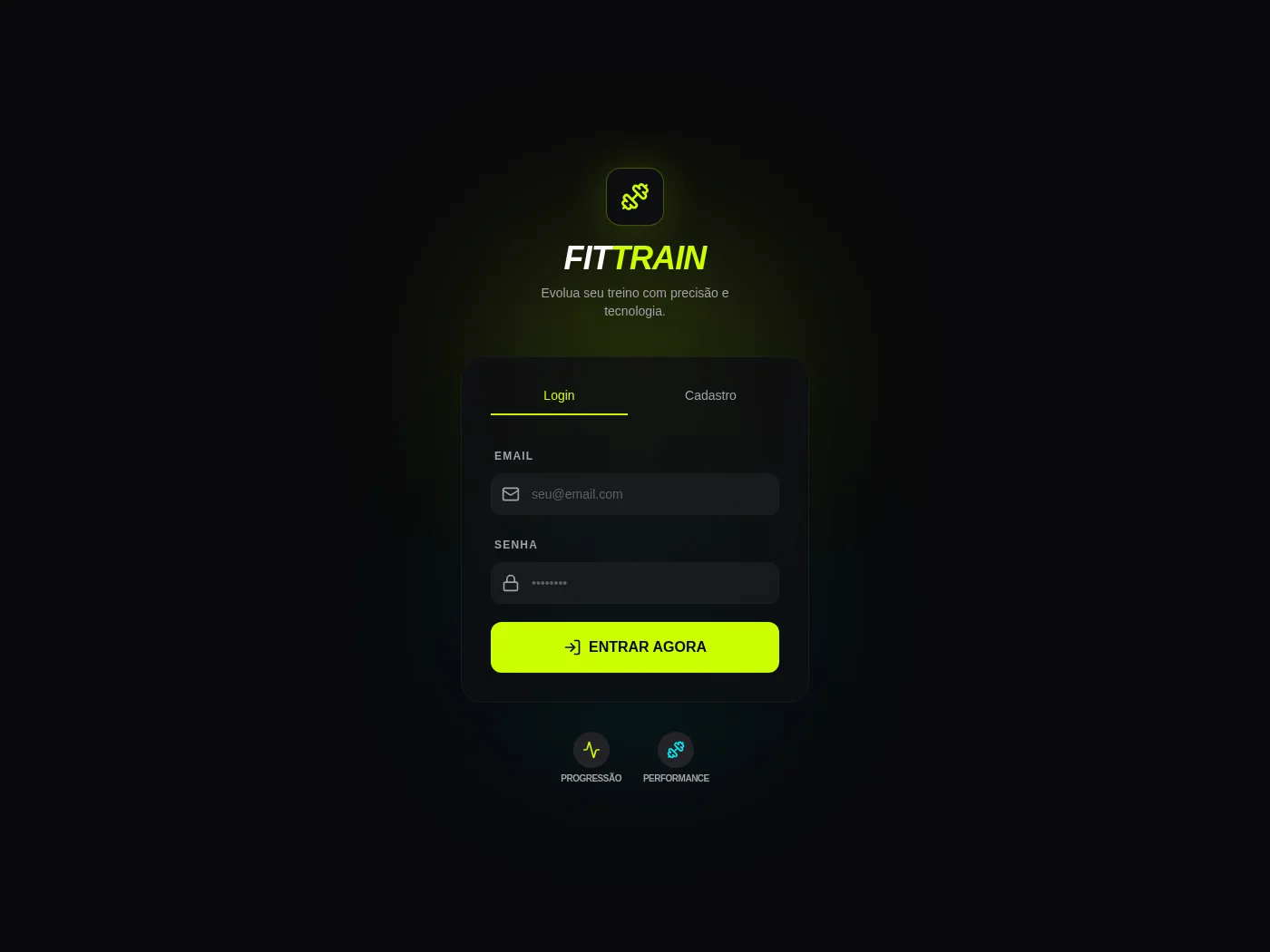FitTrain Mobile Web App