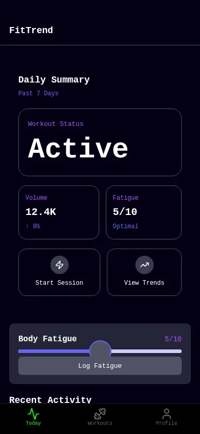 FitTrend Tracker