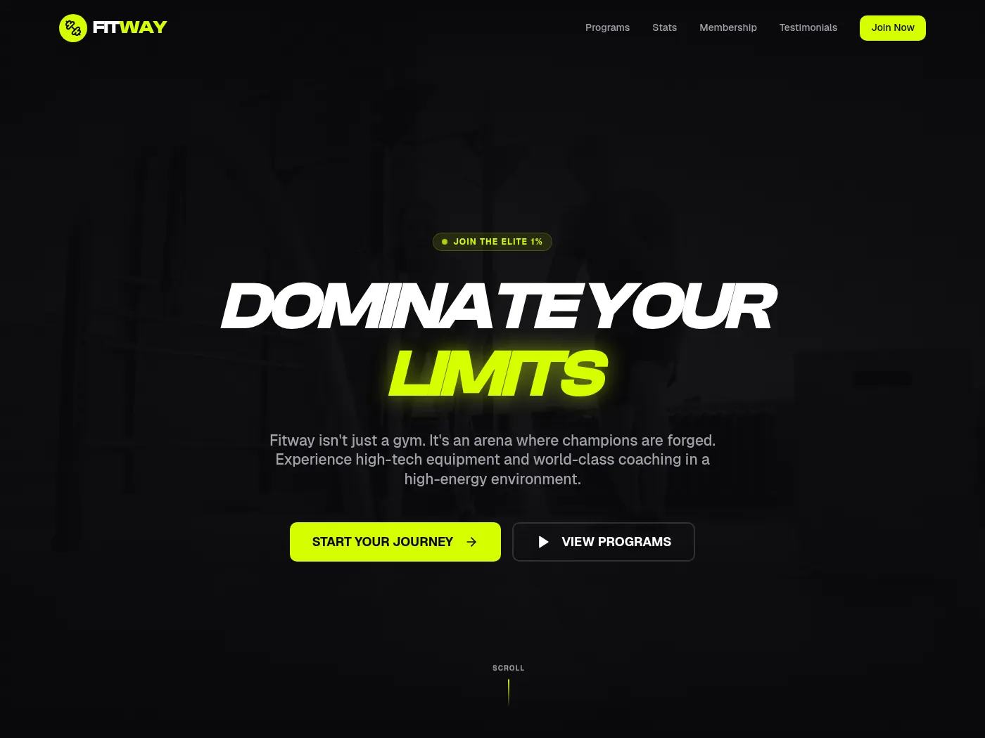 Fitway Gym Landing