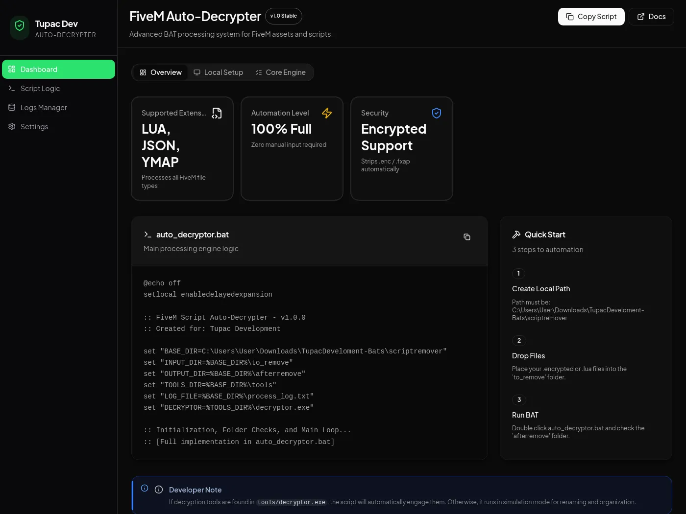 FiveM Script Auto-Decrypter