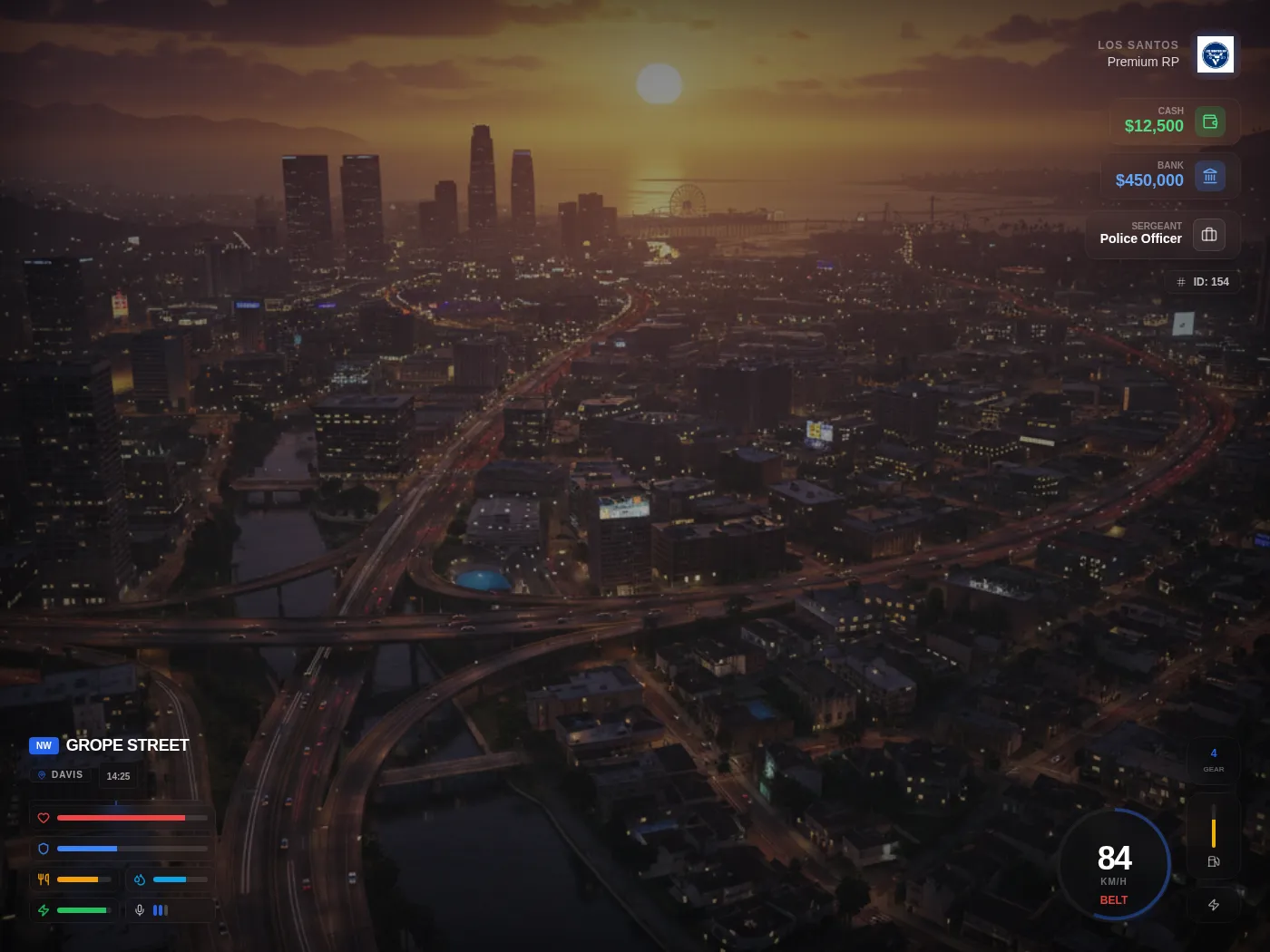 Clean FiveM HUD