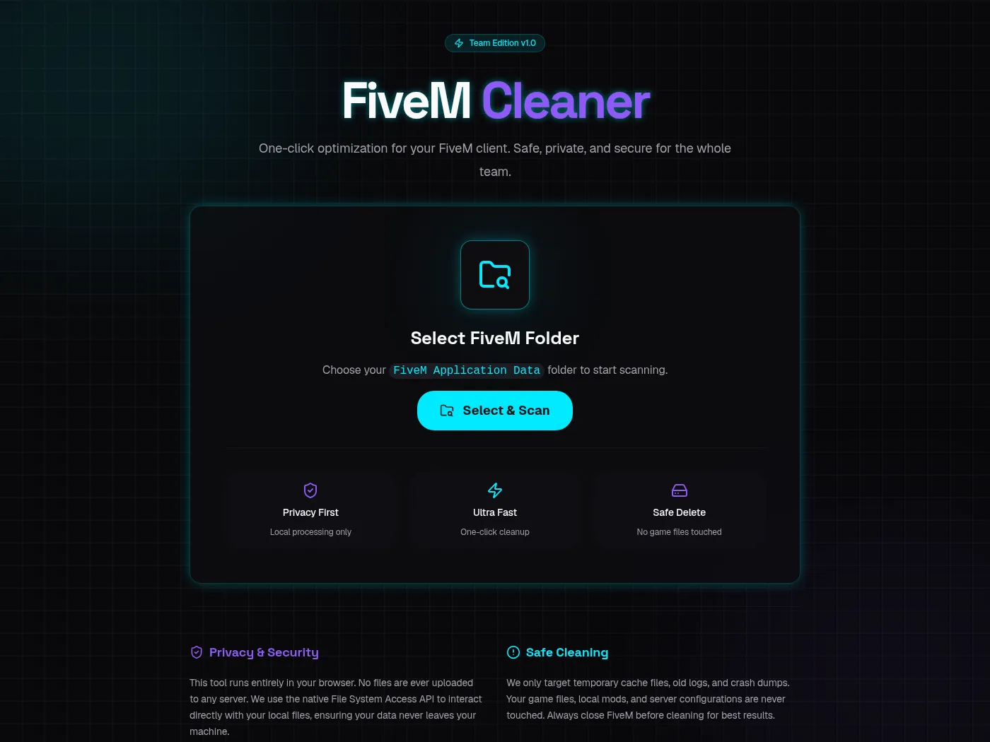 FiveM Cleaner OneClick