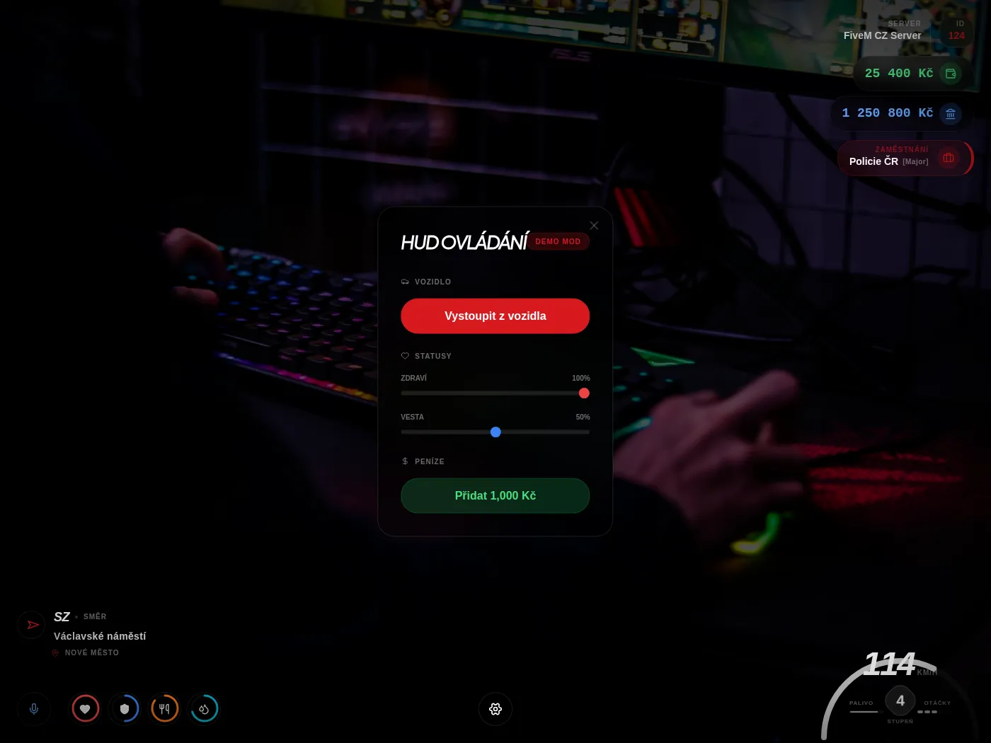 FiveM CZ HUD