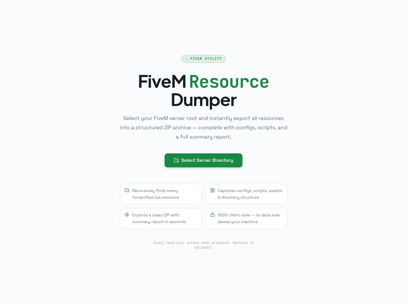 FiveM Data Dumper