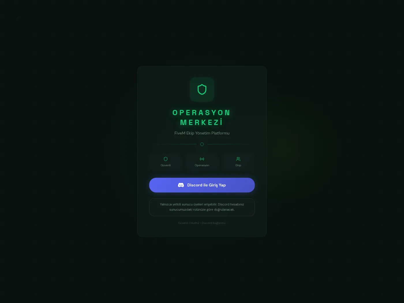 Operasyon Takip Platformu