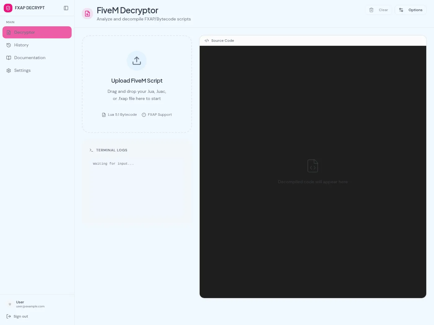 FiveM FXAP Decryptor