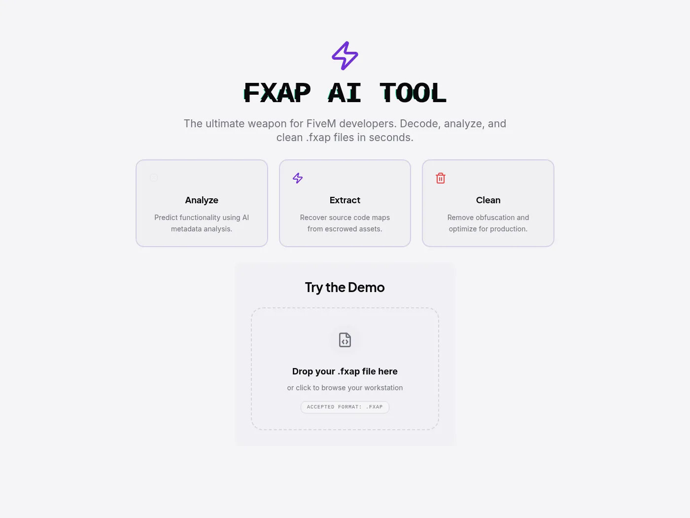 FXAP AI File Tool