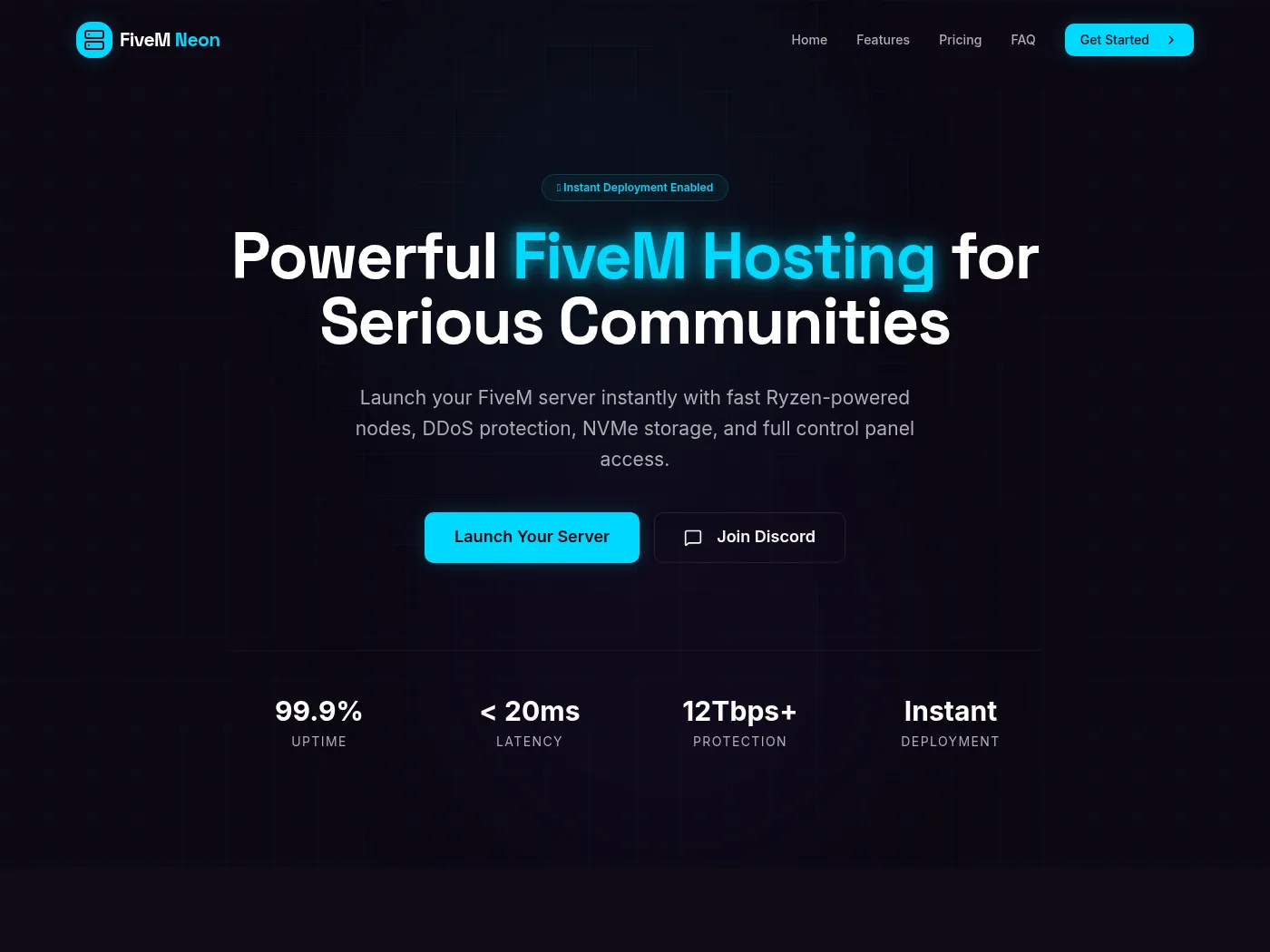 FiveM Neon Hosting