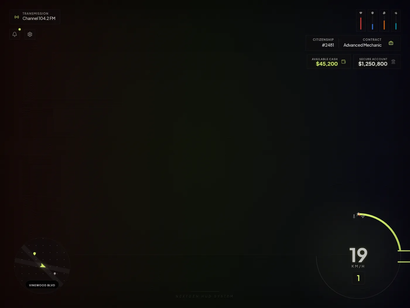 FiveM Next-Gen HUD Suite