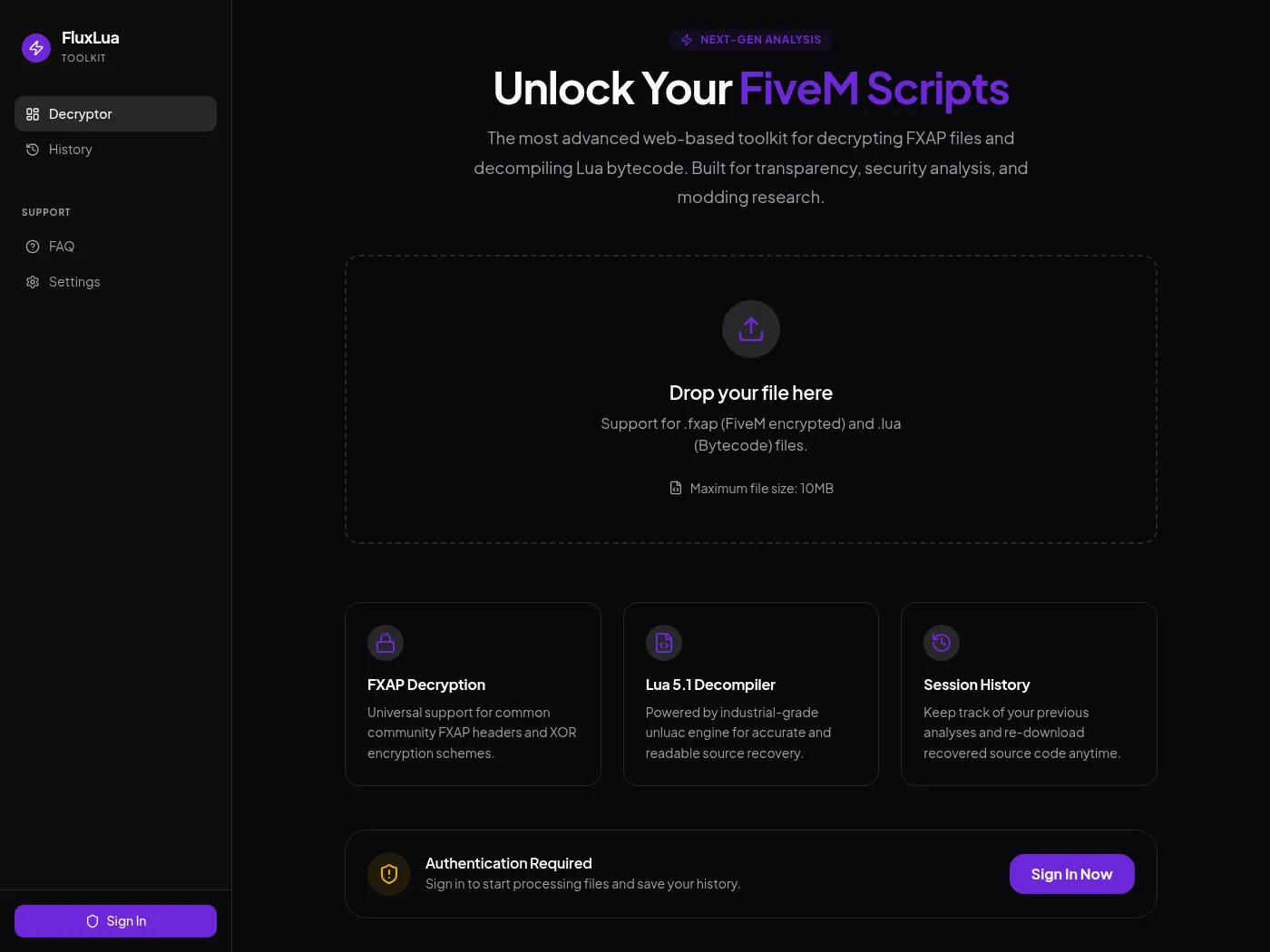FiveM Lua Decrypt Toolkit