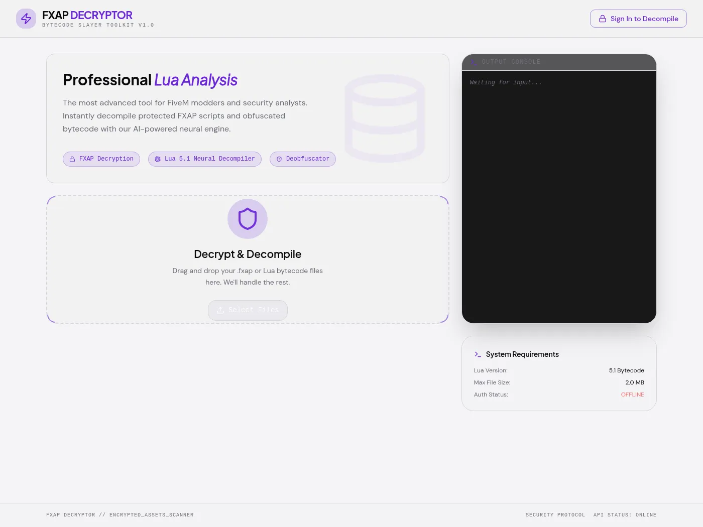 FXAP Lua Decryptor