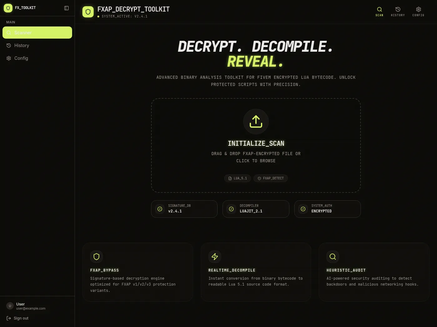 FiveM Lua Decrypt Toolkit