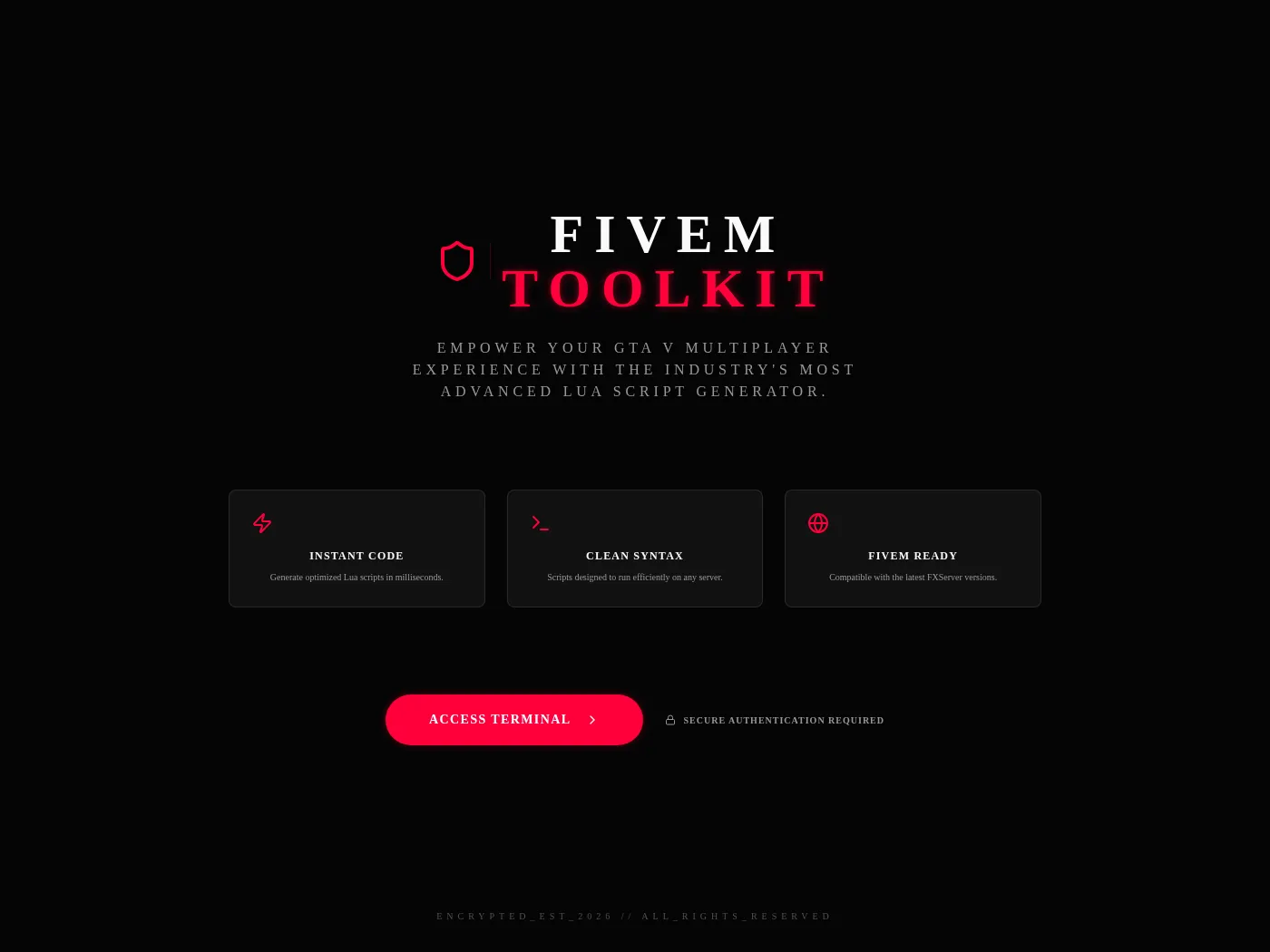 FiveM Game Modding Toolkit