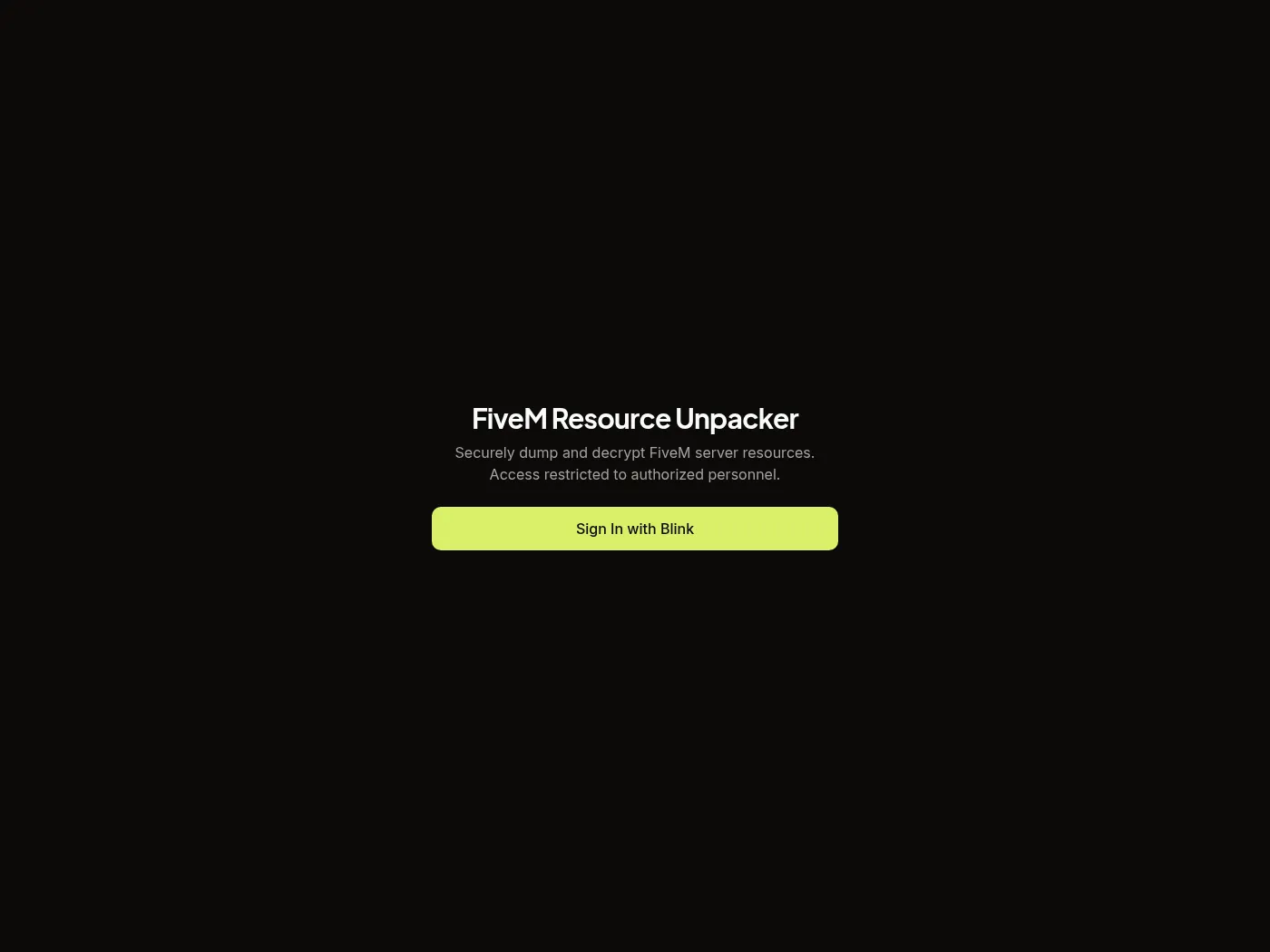 FiveM Resource Unpacker
