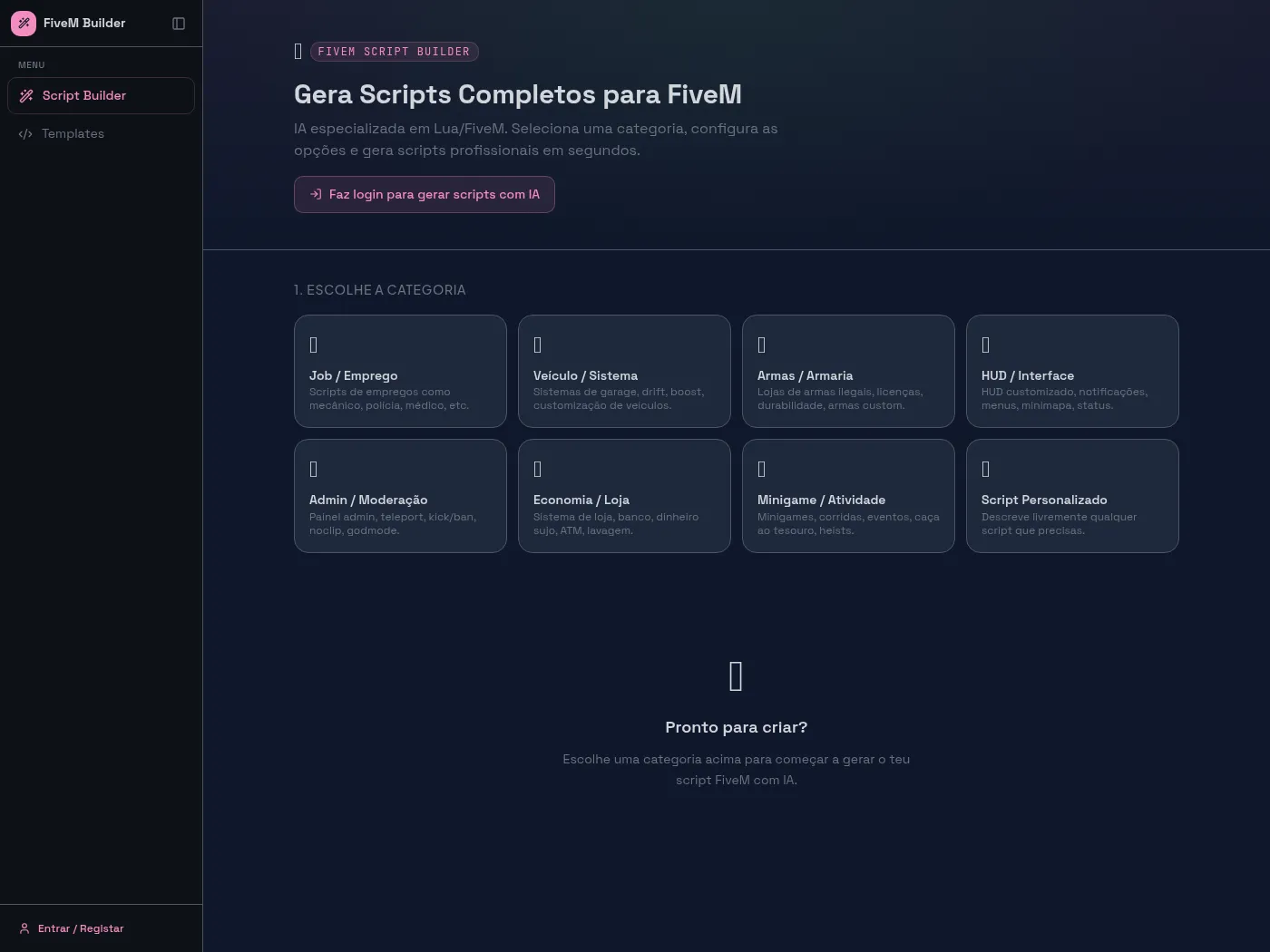 FiveM Script Builder