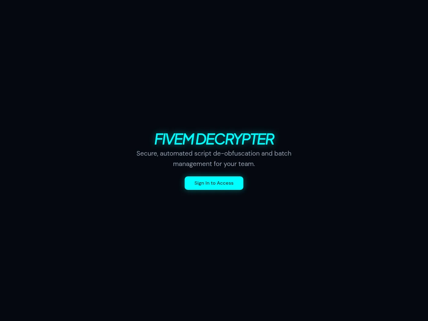 FiveM Script Decrypter