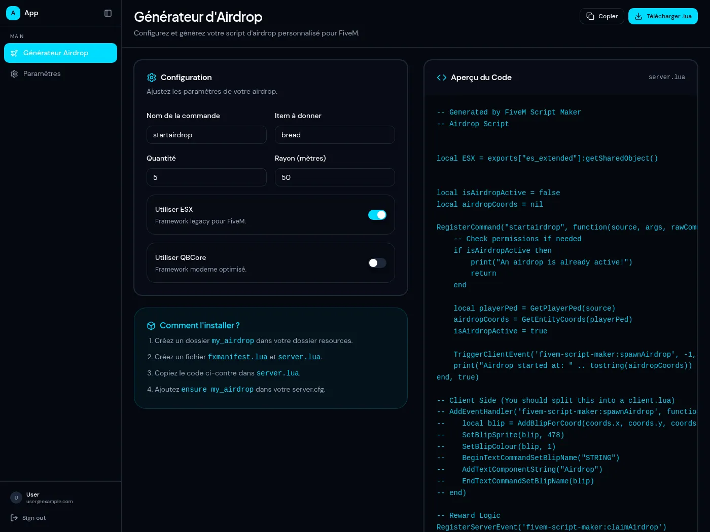 FiveM Script Maker