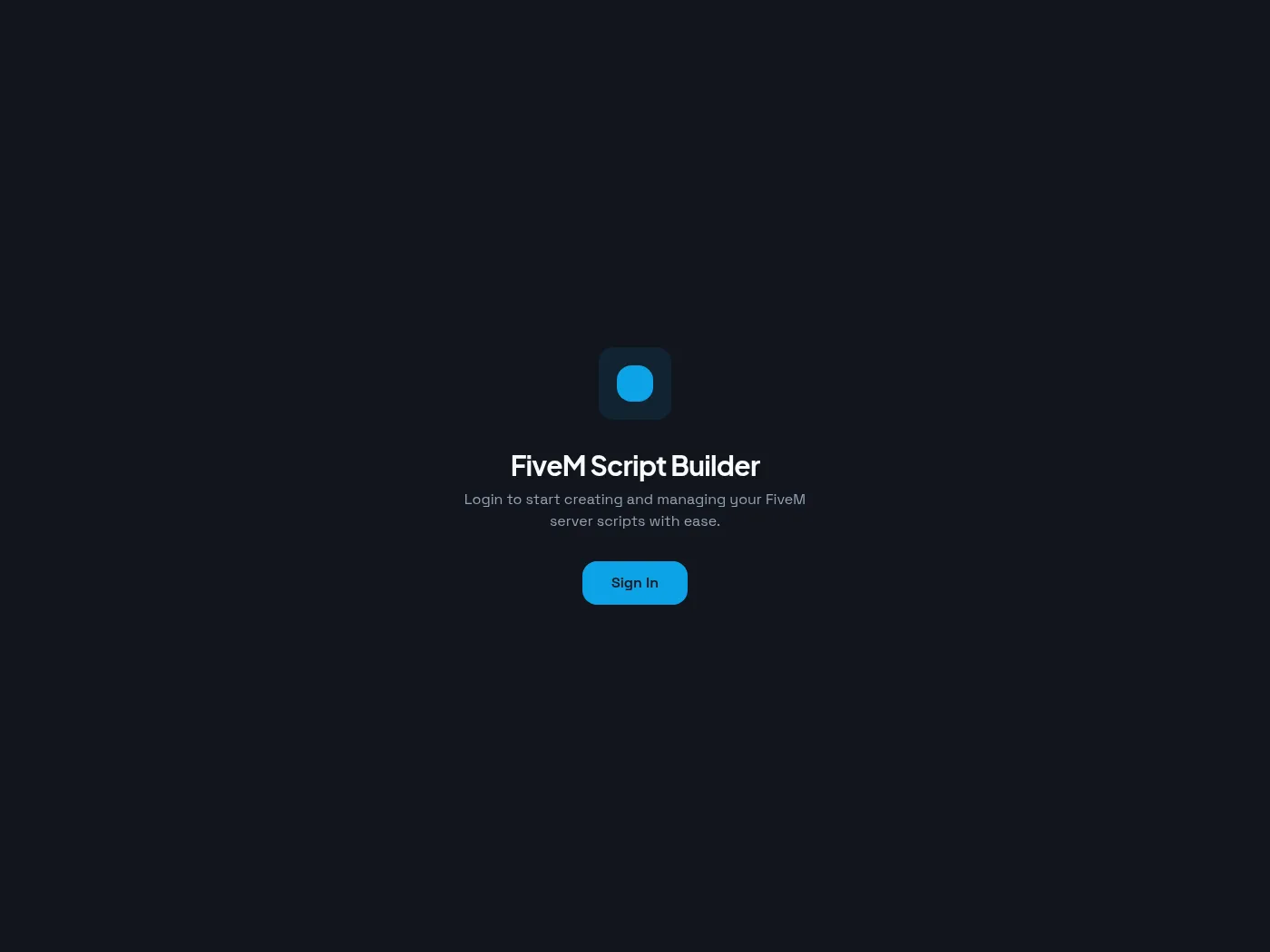 FiveM Script Builder