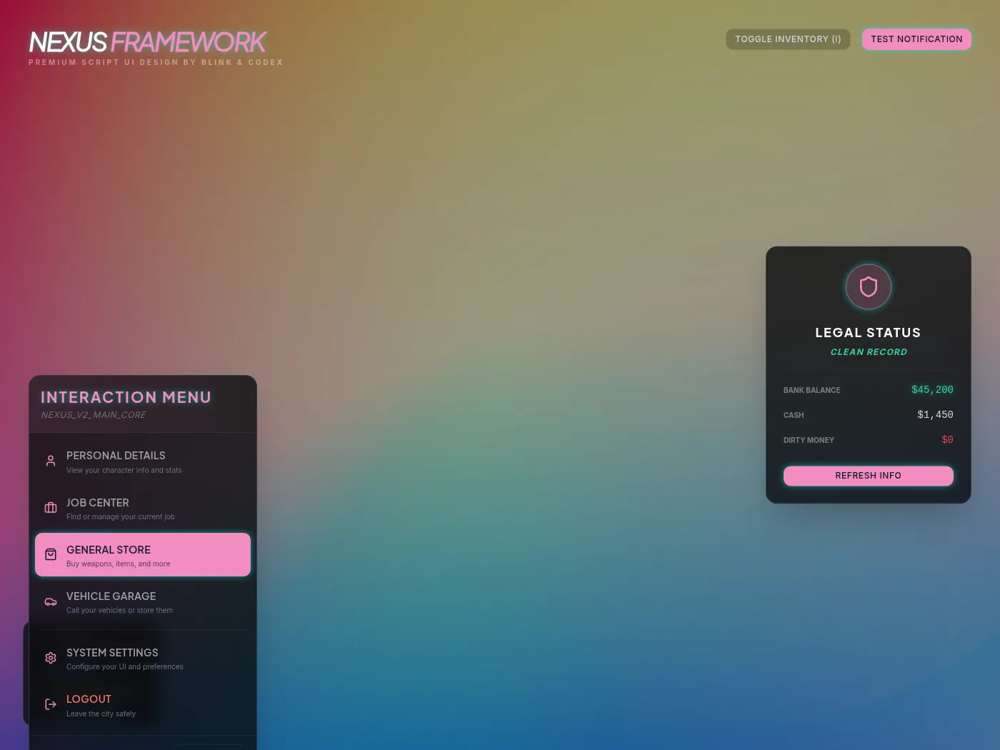 FiveM Scripts UI Kit