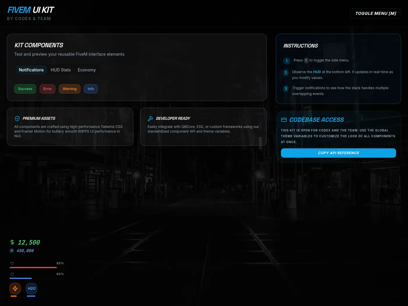 FiveM UI Kit
