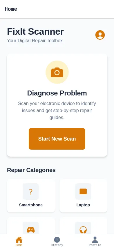 FixIt Scanner App