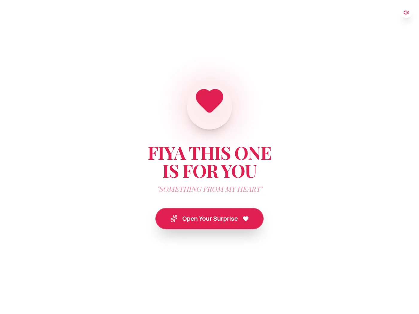 FIYA Love Webpage