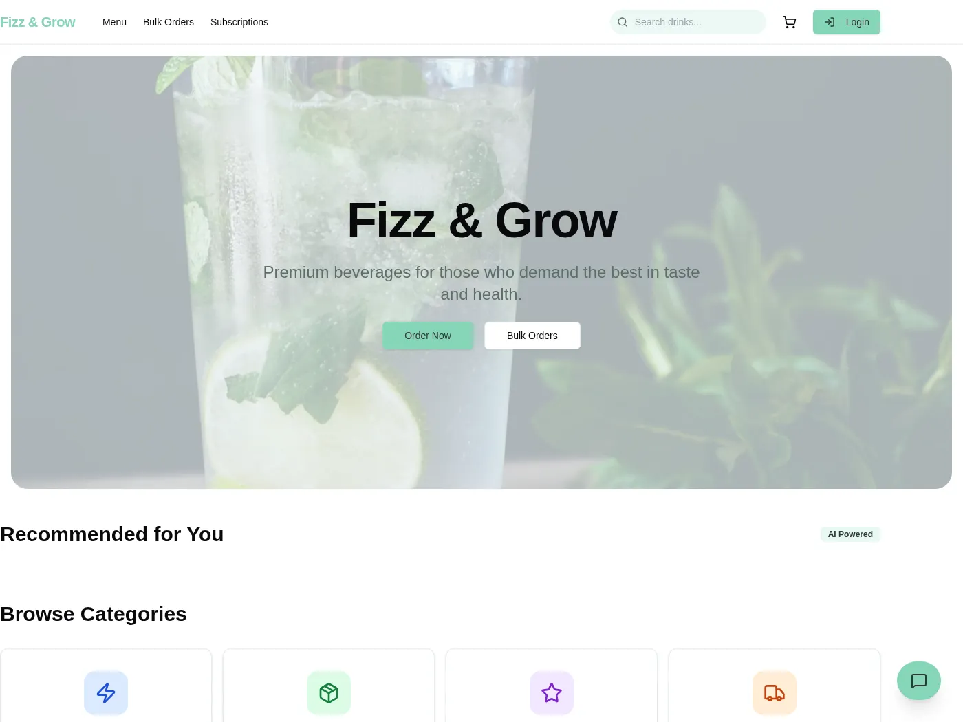 Fizz & Grow Pro App