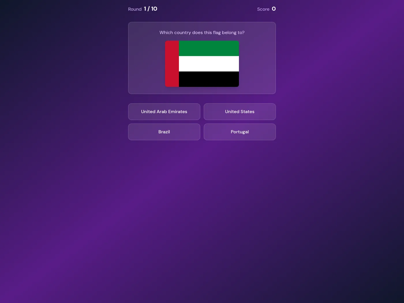 Flag Guesser Game