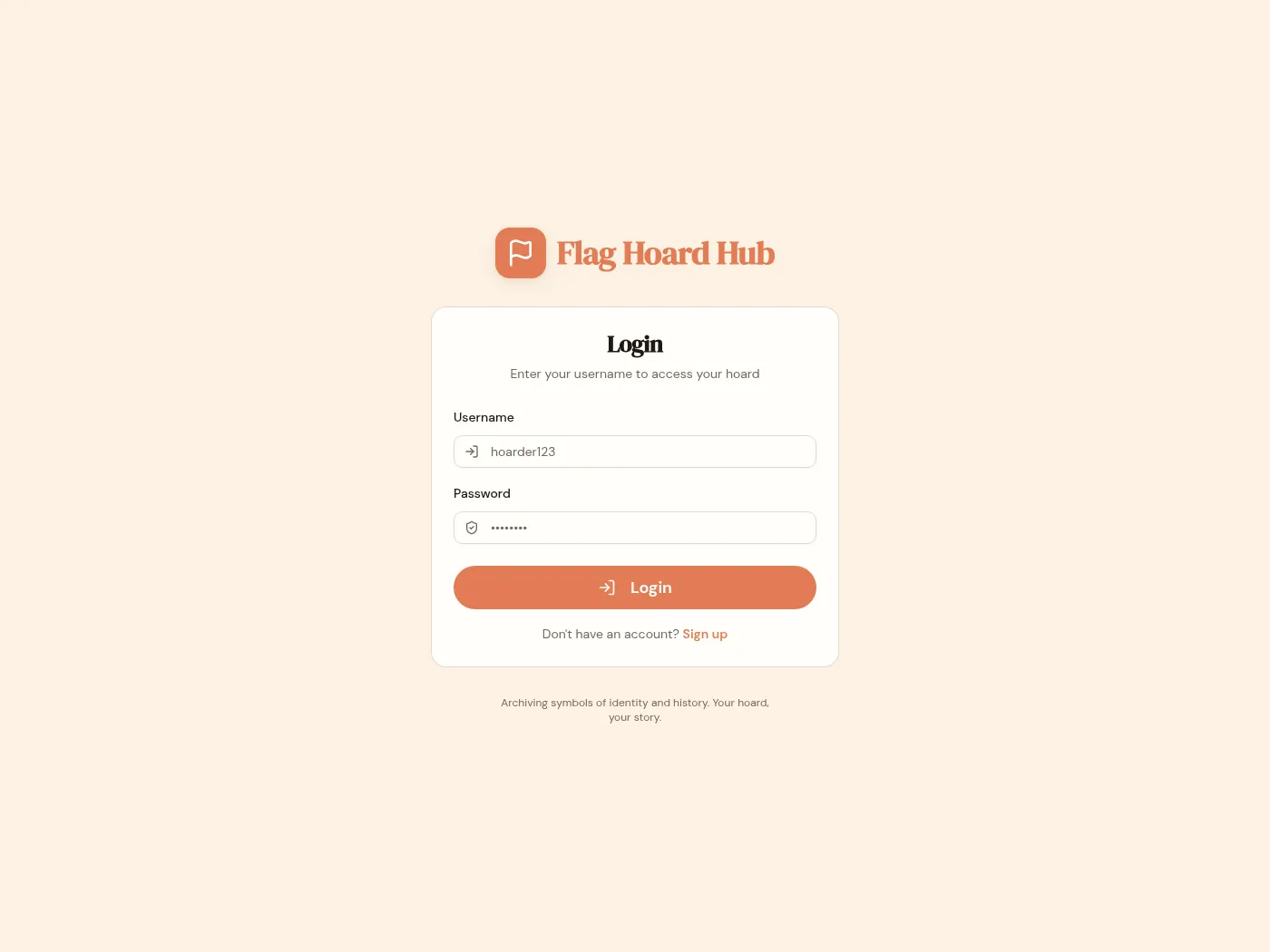 Flag Hoard Hub