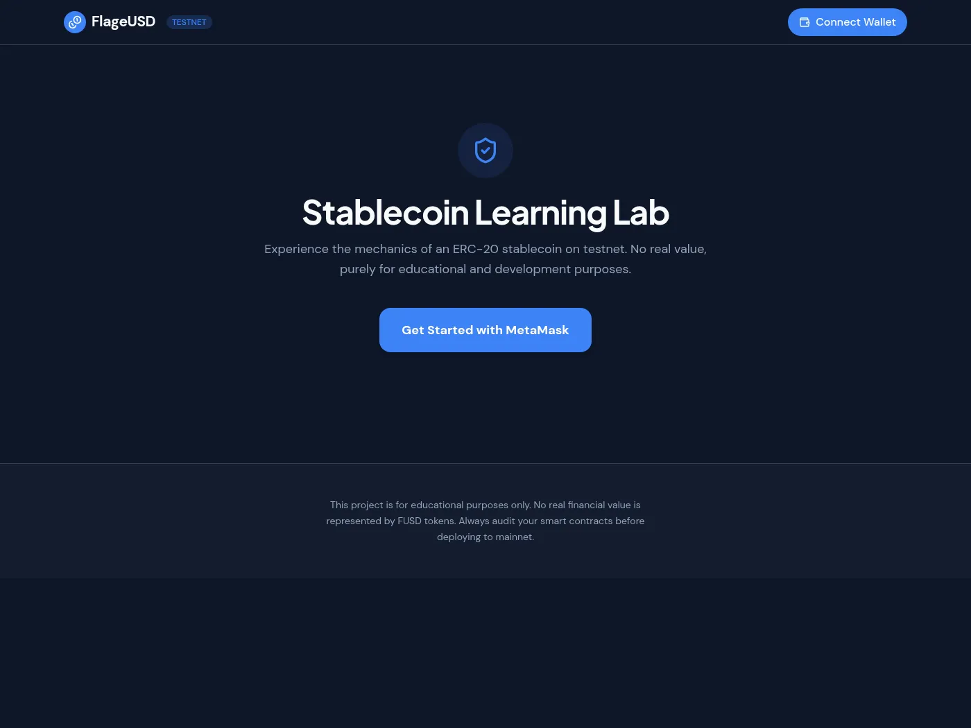 FlageUSD Testnet Stablecoin