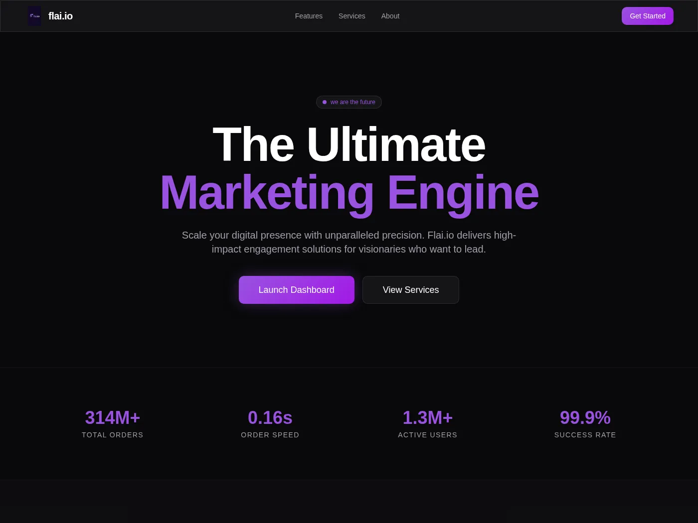 Flai.io Marketing Portal