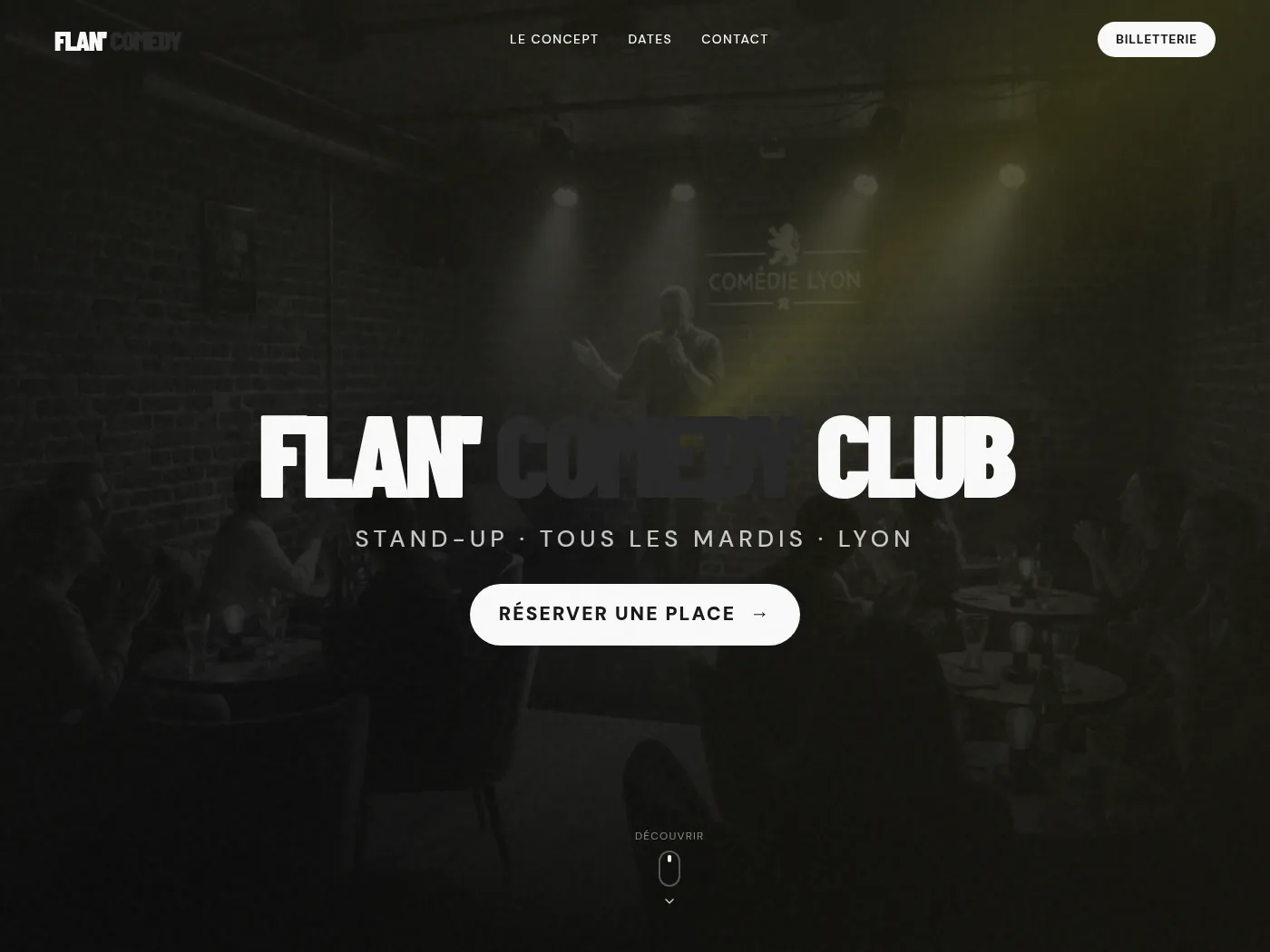 Flan' Comedy Club Site