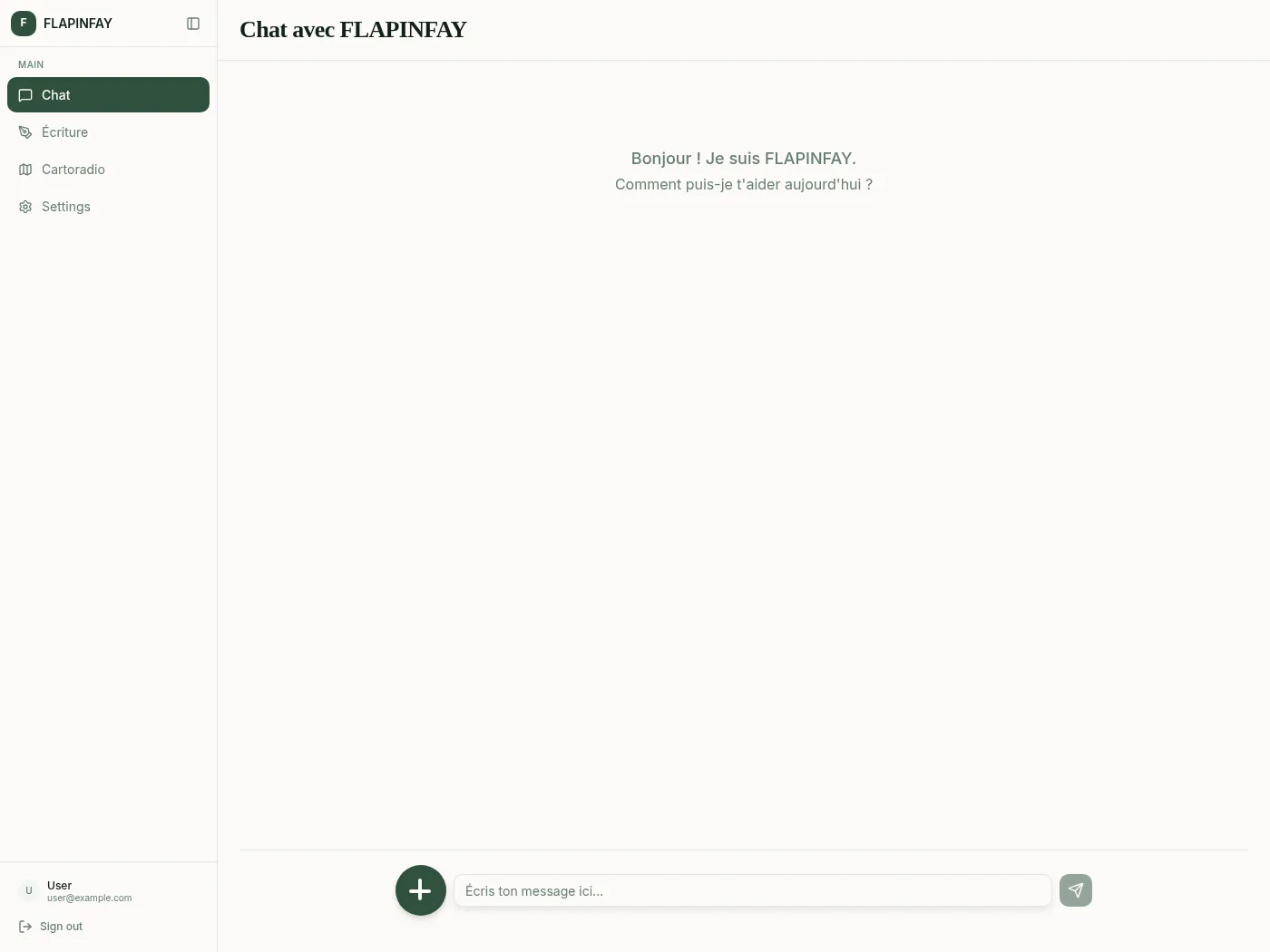 Flapinfay AI Workspace