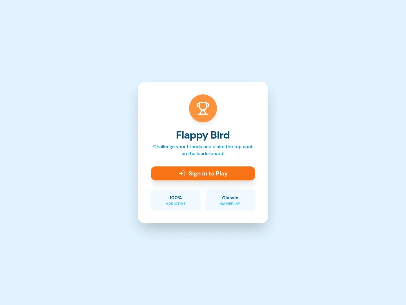 Flappy Bird Clone