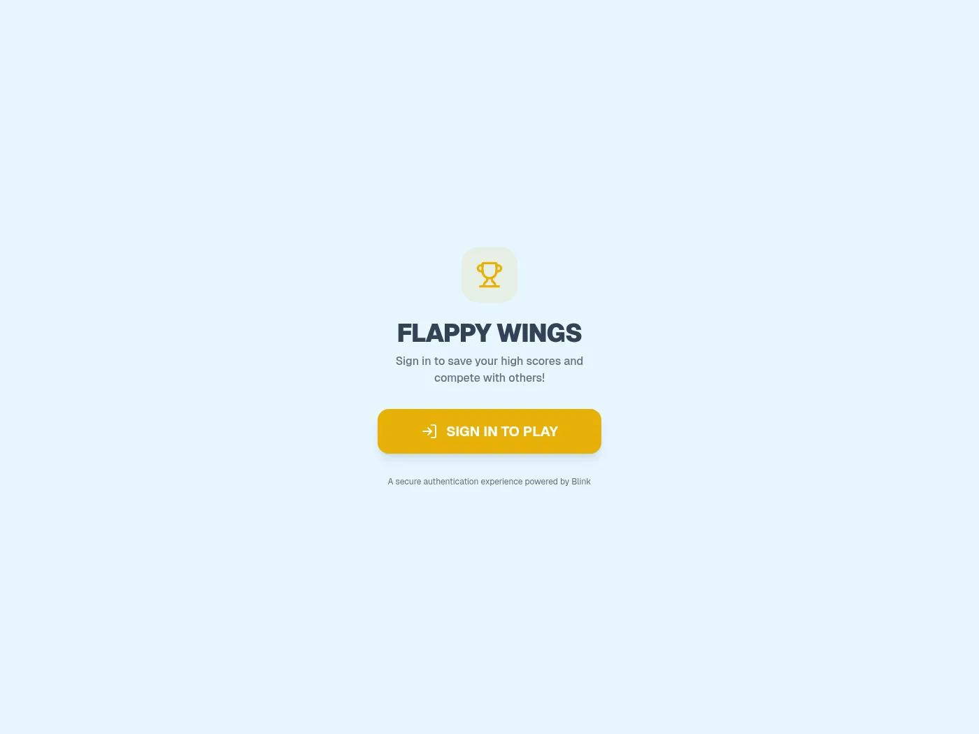 Flappy Wings Game