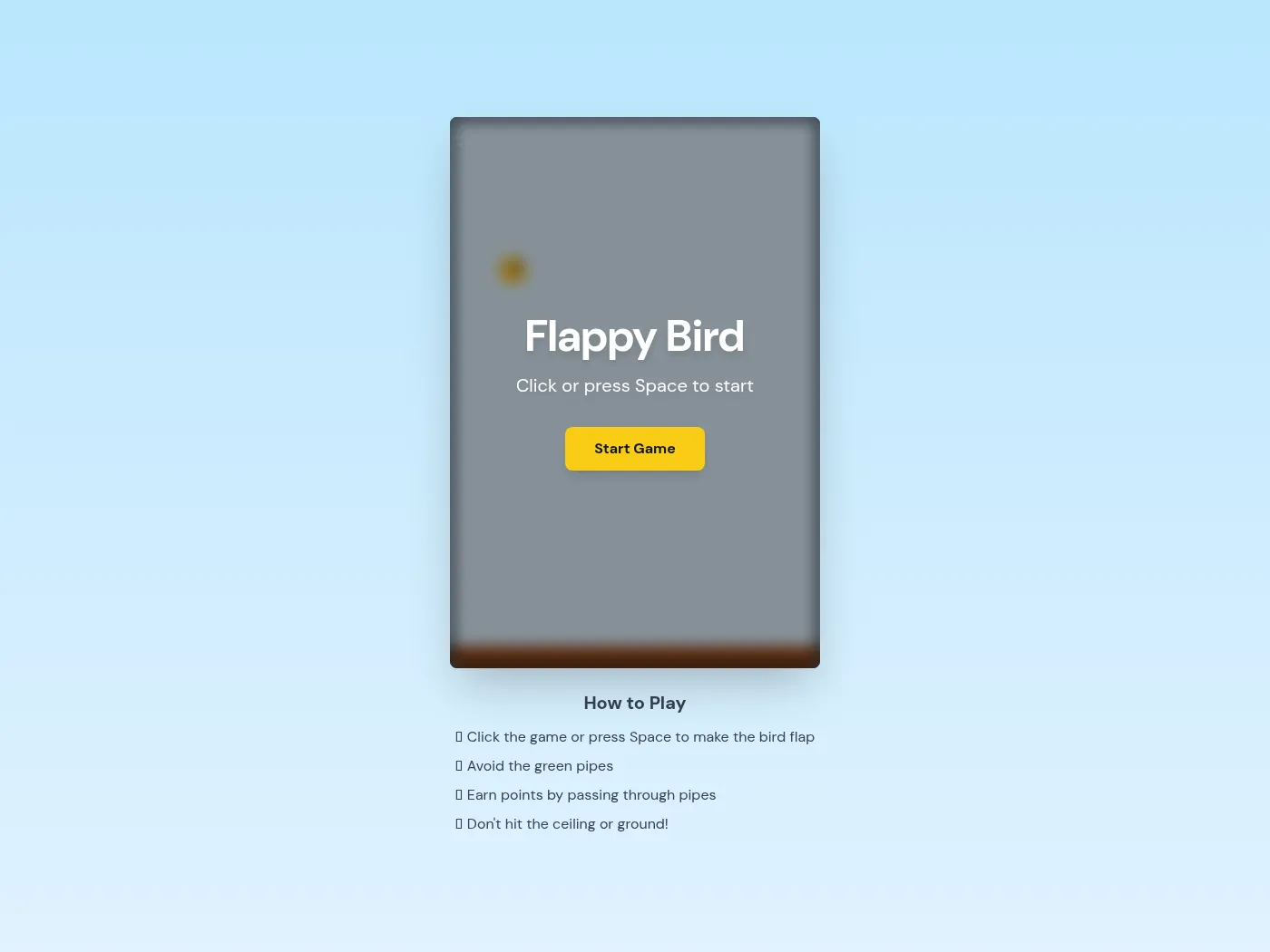 Flappy Bird Remake