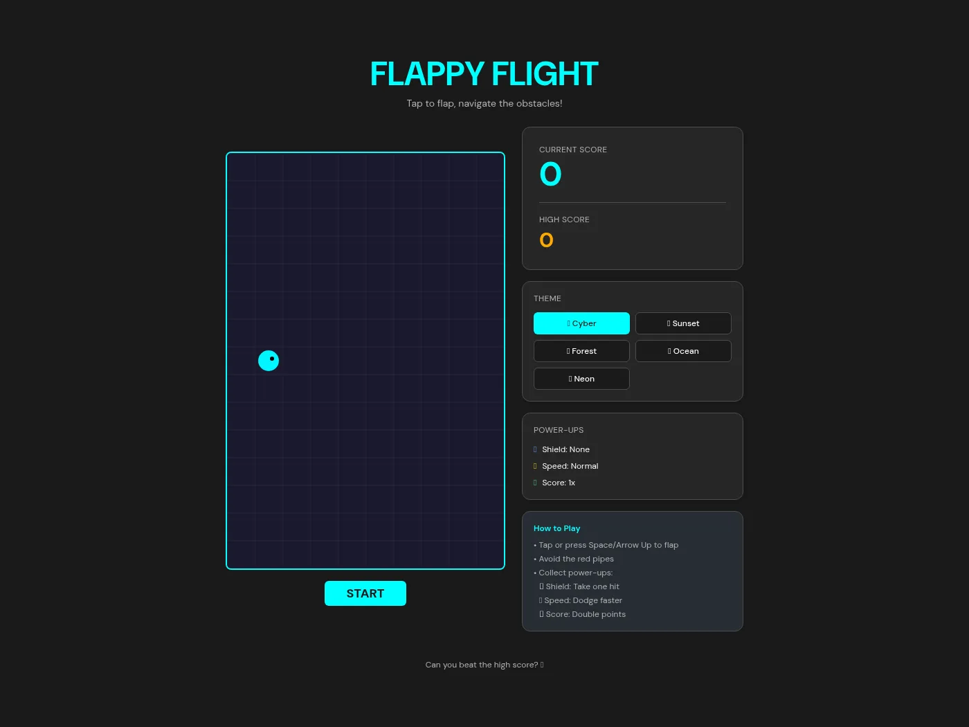 Flappy Flight Game