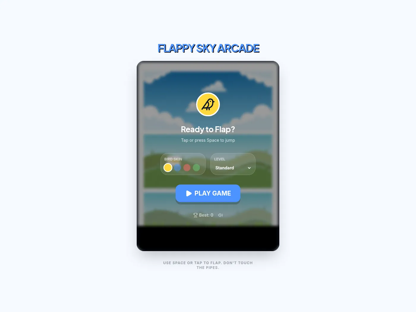 Flappy Sky Arcade
