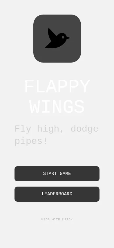 Flappy Wings Game