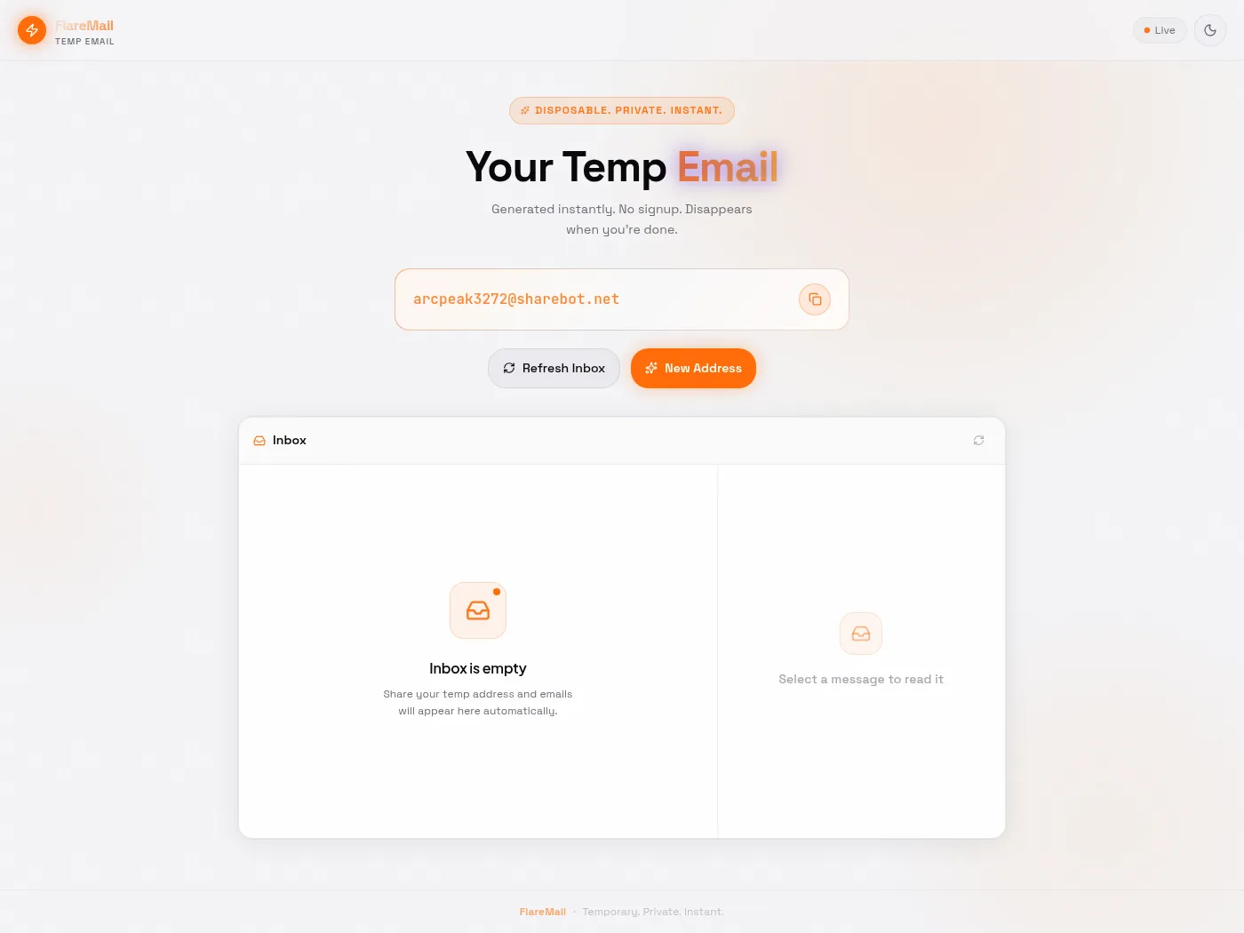 FlareMail Web
