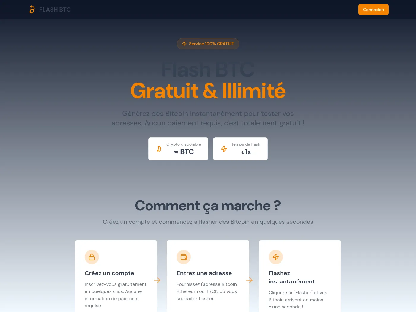 Flash BTC Gratuit
