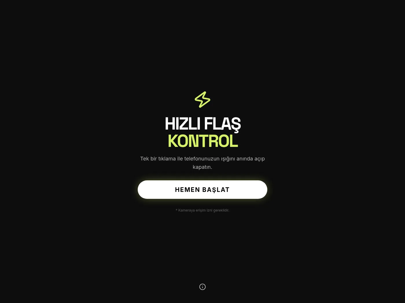 Flash Control Website