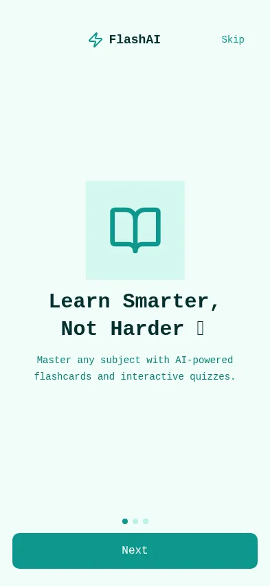 FlashAI Learning App