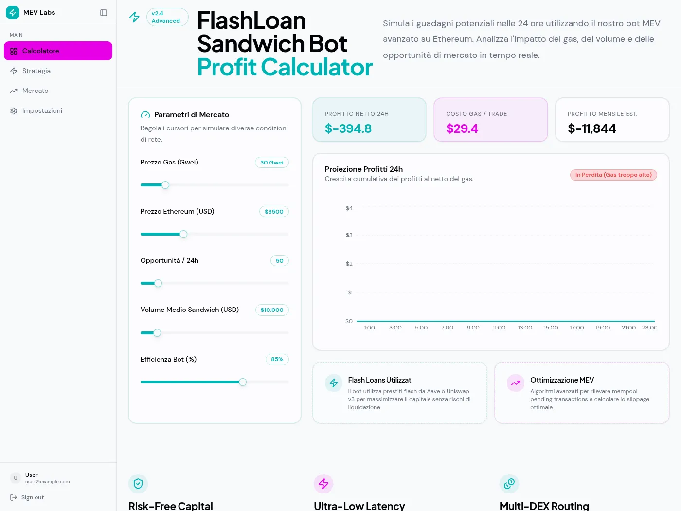 FlashLoan Profit Calculator