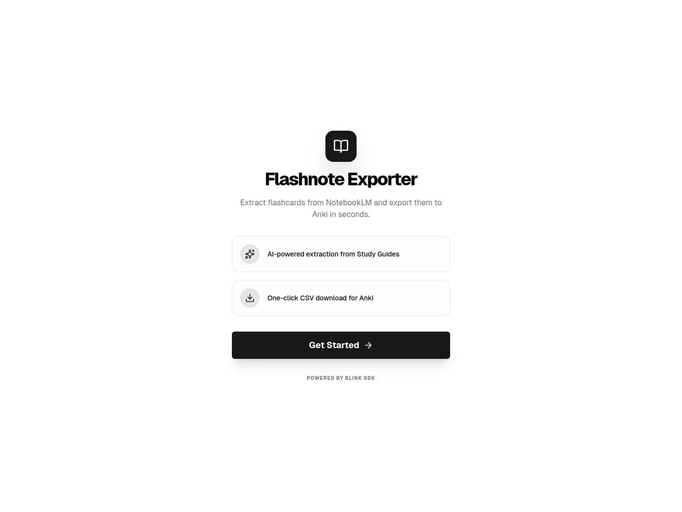 Flashnote CSV Exporter