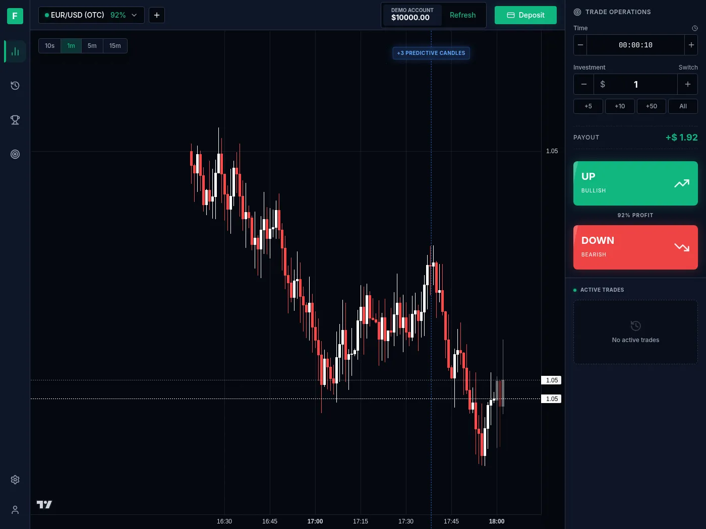 FlashQuote Trading Bot UI